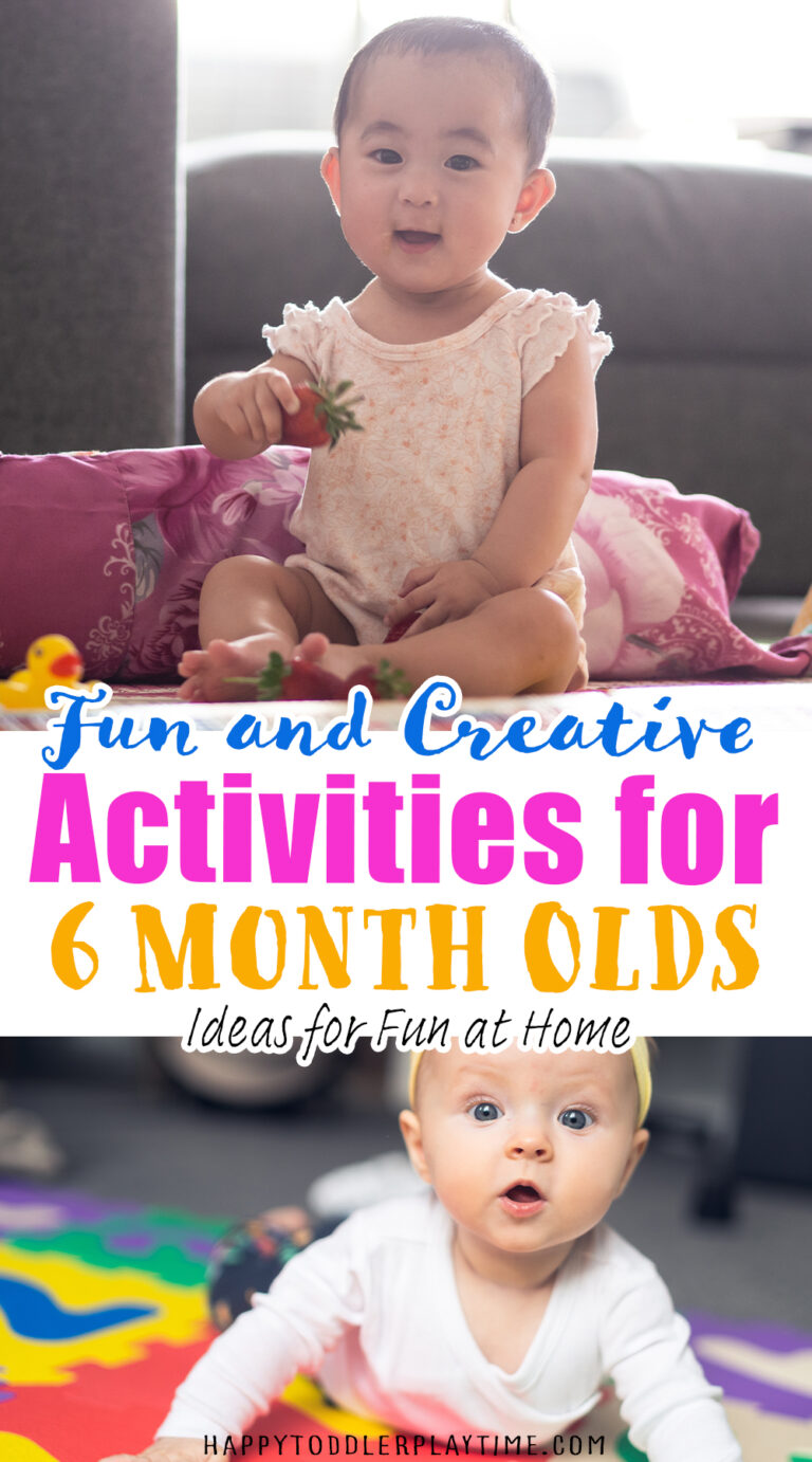 Fun and Easy Activities for 6 Month Olds at Home - Happy Toddler Playtime