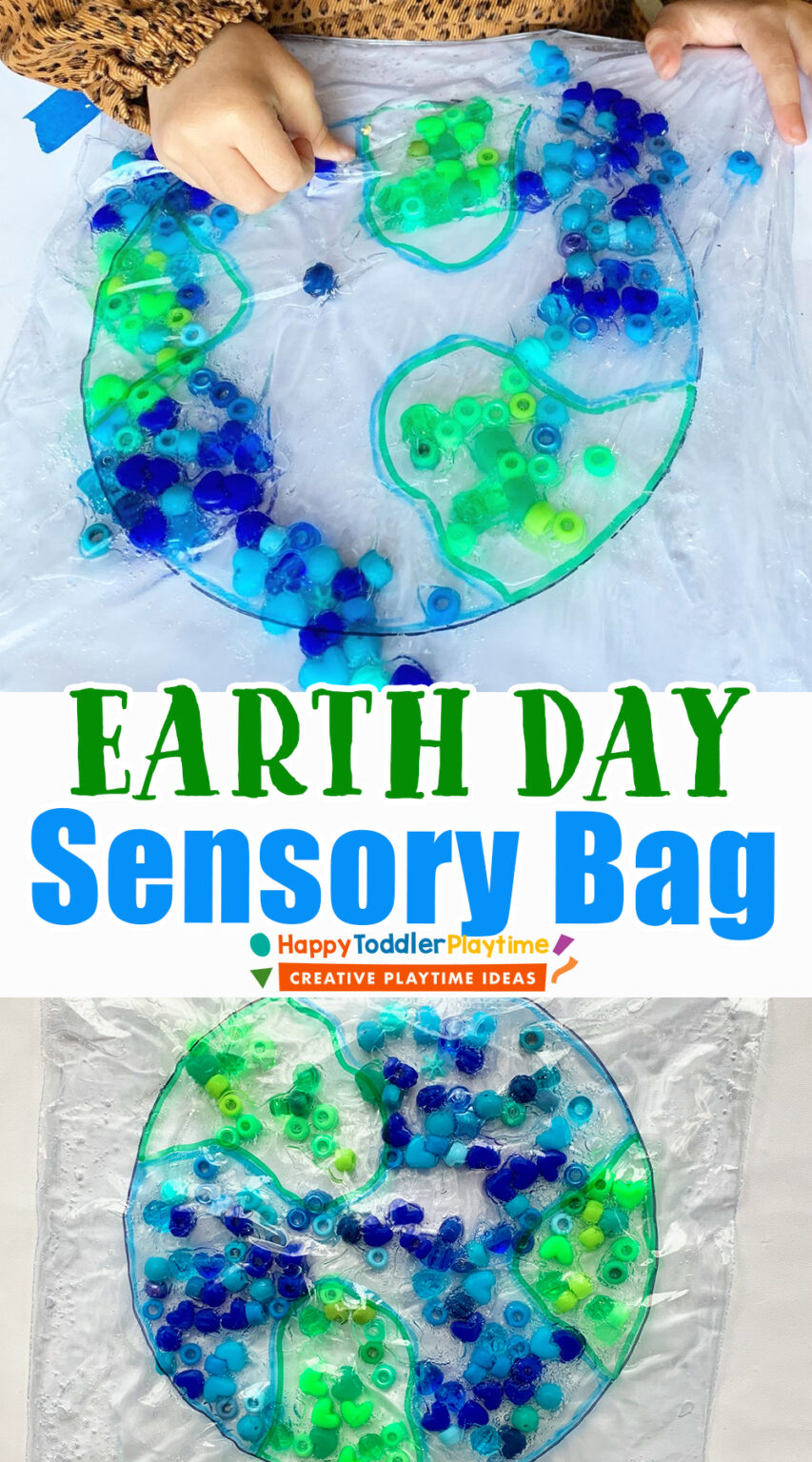 Earth Day Sensory Bag for Kids - Happy Toddler Playtime
