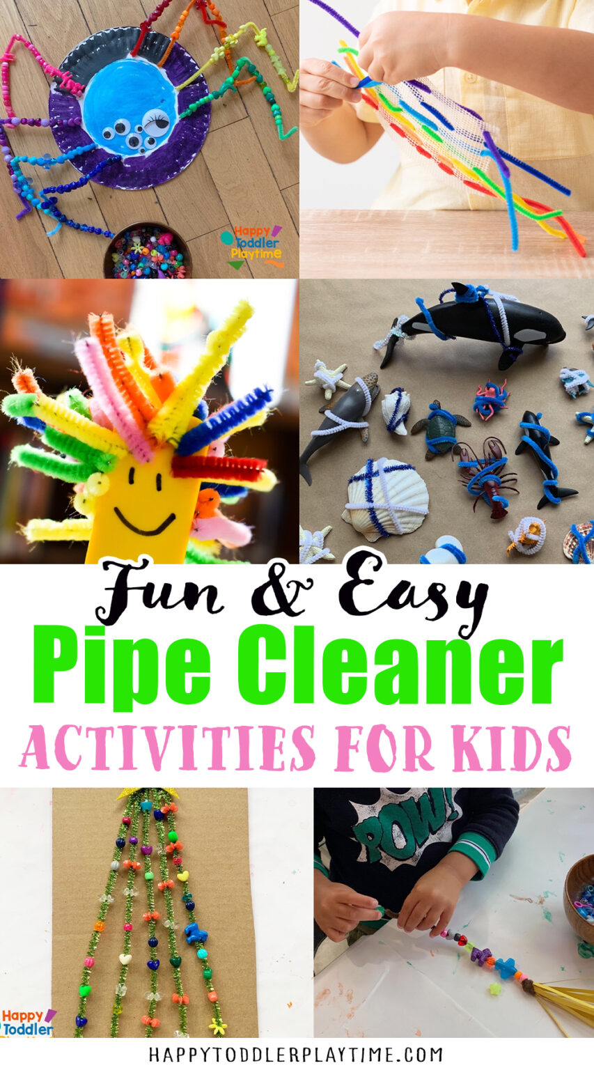 Pipe Cleaner Activities for Kids - Happy Toddler Playtime