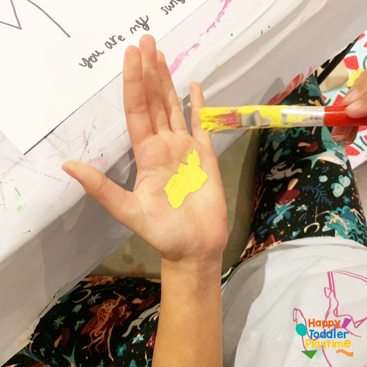 You Are My Sunshine Handprint Card for Mother's Day - Happy Toddler ...