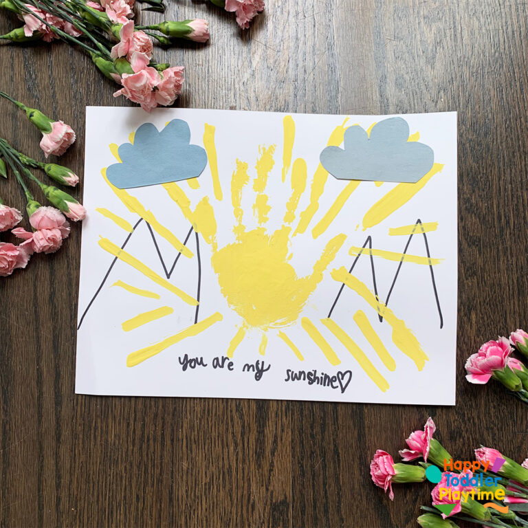 DIY Mother's Day Cards for Kids to Make - Happy Toddler Playtime