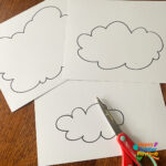 3D Rain Cloud Craft for Kids - Happy Toddler Playtime