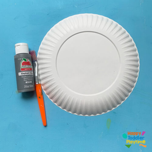Death Star Paper Plate Craft - Happy Toddler Playtime