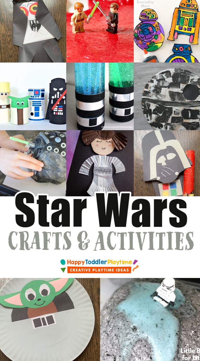 30+ Fun Star Wars Crafts and Activities For Kids - Happy Toddler Playtime