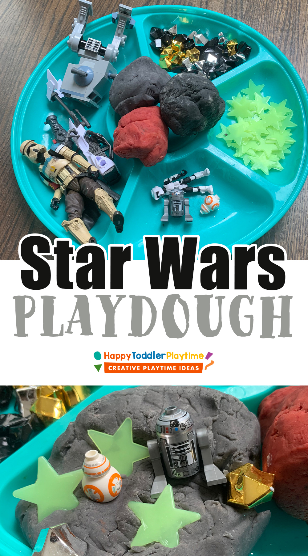 DIY Star Wars Play Dough Activity - Happy Toddler Playtime