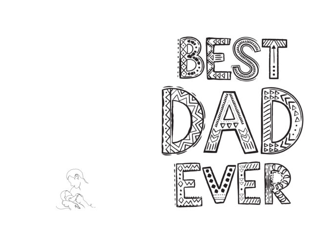 Free Printable Father's Day Cards for Kids to Color - Happy Toddler ...