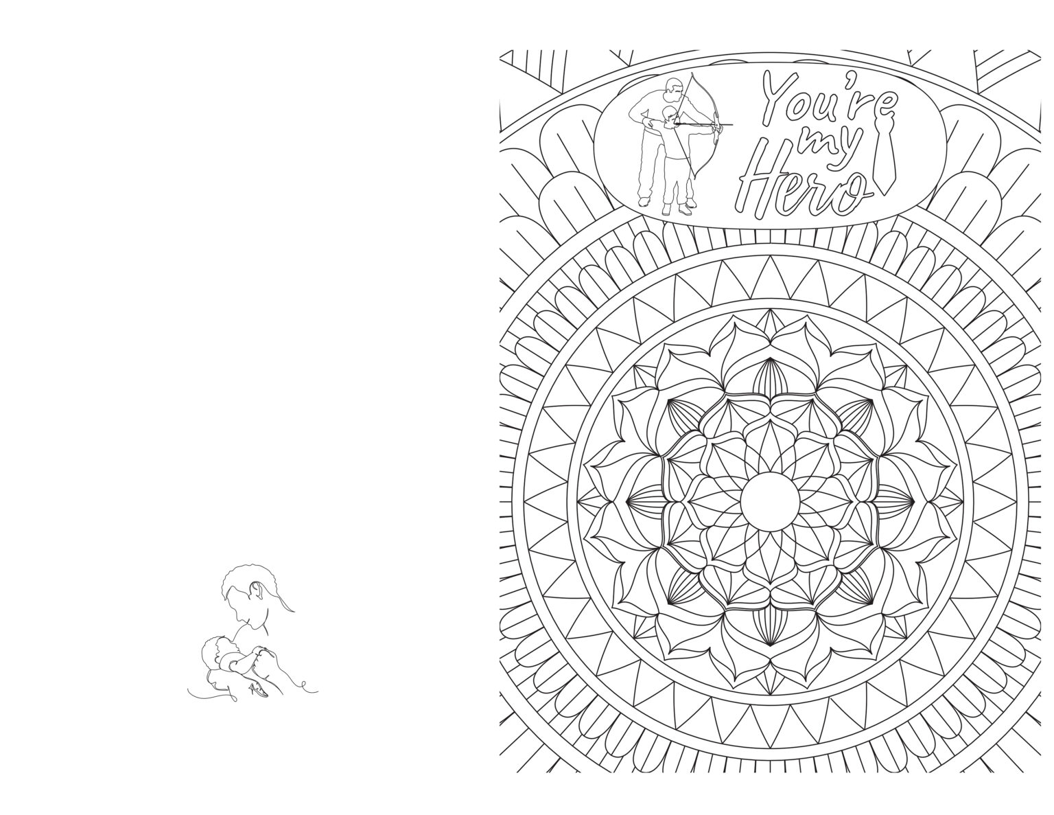 Free Printable Father's Day Cards for Kids to Color - Happy Toddler ...