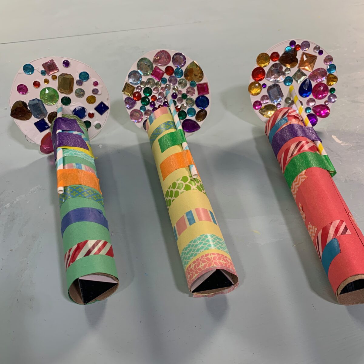 DIY Kaleidoscope STEAM Craft - Happy Toddler Playtime