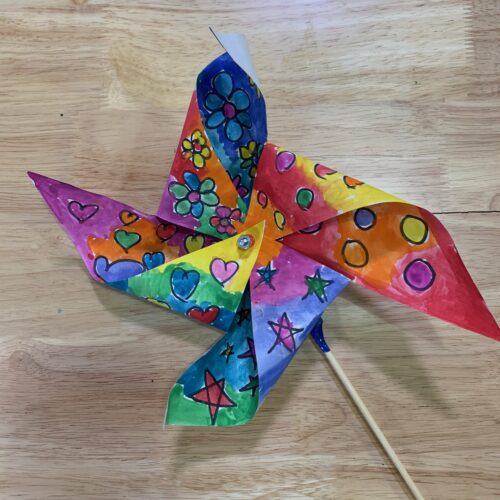 Pinwheel Craft for Kids - Happy Toddler Playtime