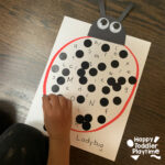 Dot Sticker Ladybug: Letter L Activity for Preschoolers - Happy Toddler ...