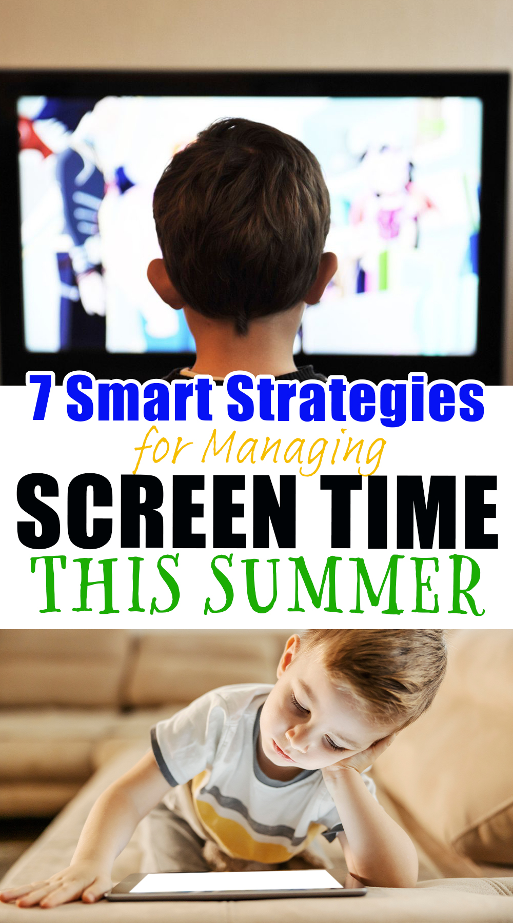 7 Smart Strategies for Managing Screen Time This Summer - Happy Toddler ...