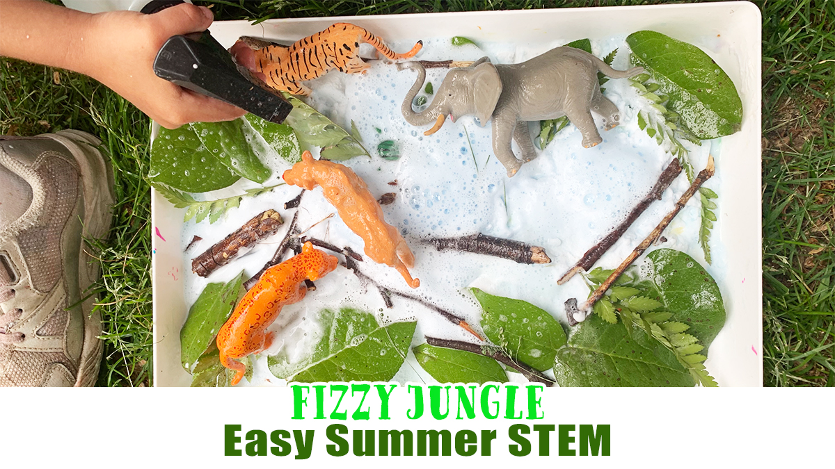 Fizzy Jungle Easy Summer Science Activity Happy Toddler Playtime Fizzy Jungle Easy Summer Science Activity Happy Toddler Playtime