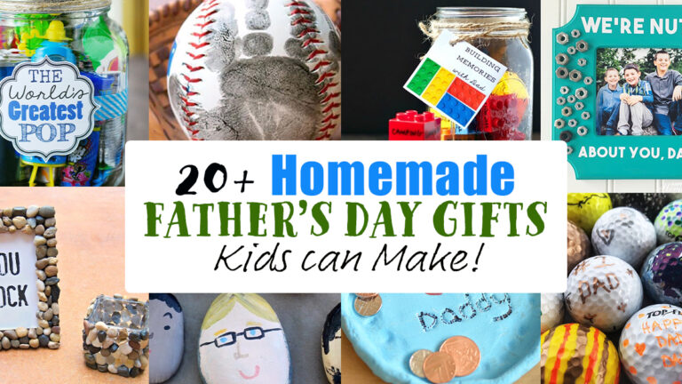 20+ Homemade Gifts for Father's Day From Kids - Happy Toddler Playtime