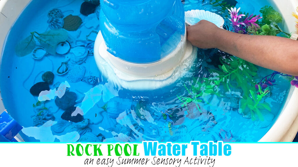 Rock Pool Water Table Sensory Activity for Kids - Happy Toddler Playtime