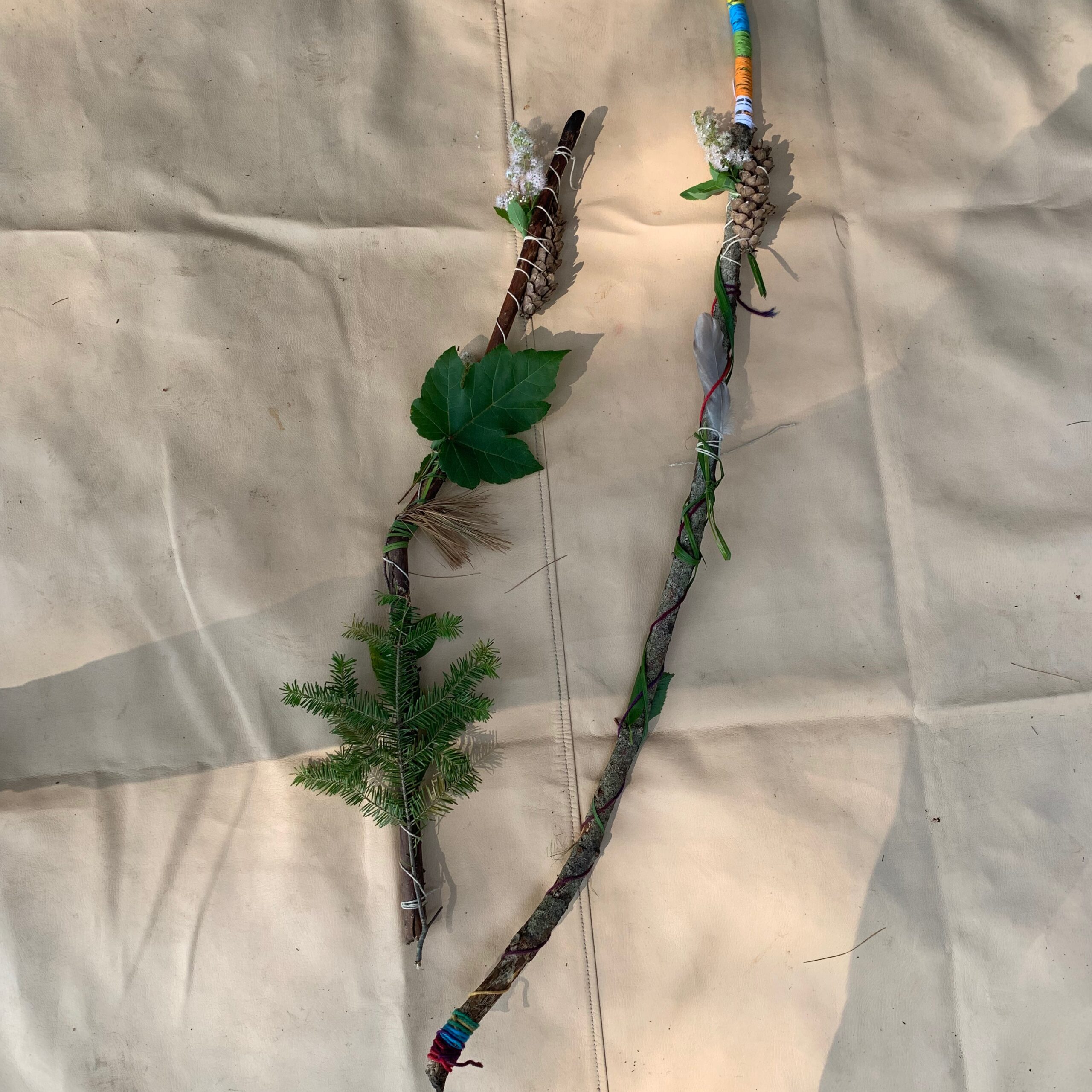 DIY Hiking Stick Craft for Adventurous Kids - Happy Toddler Playtime