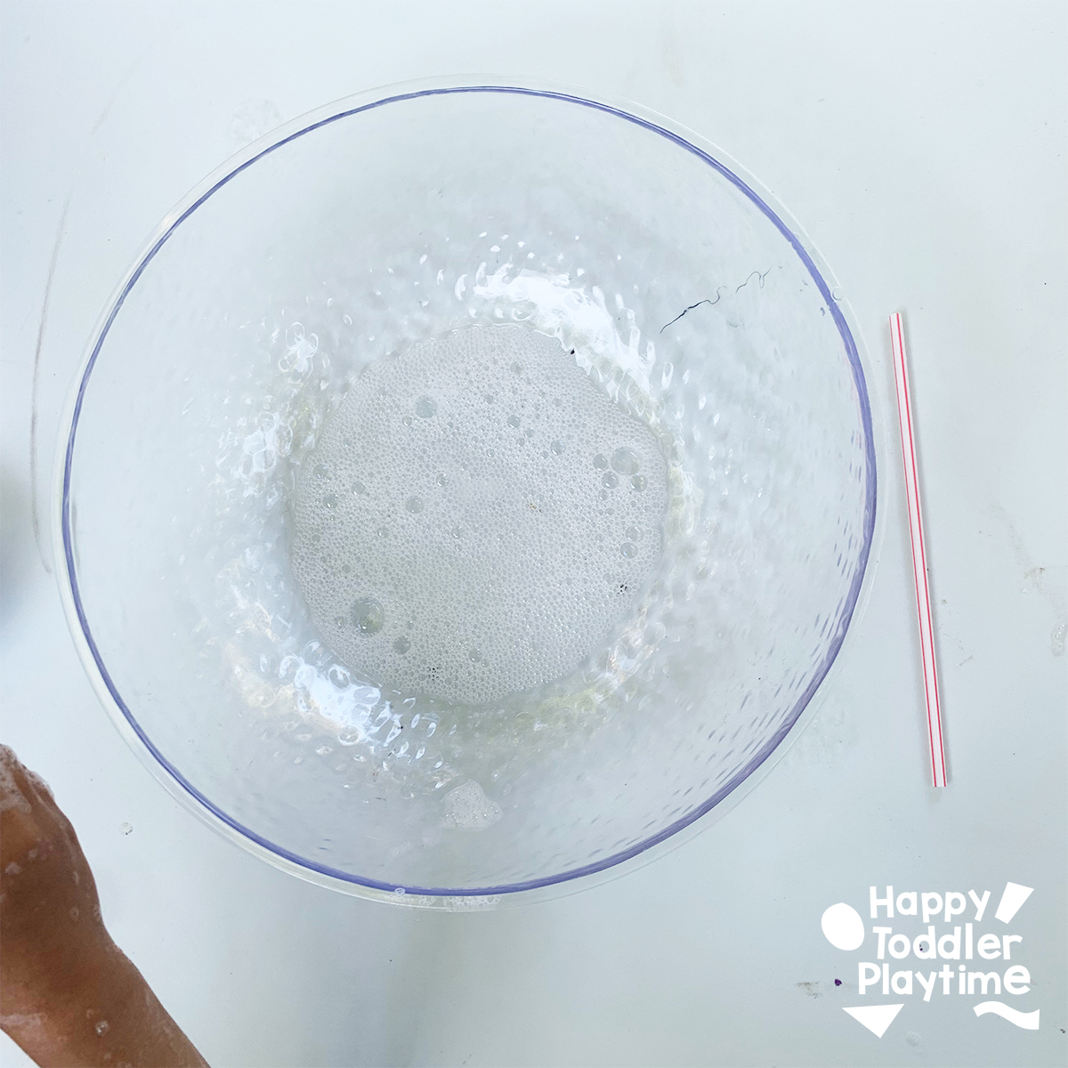 Tabletop Bubbles: A Super Easy & Fun Way to Blow Bubbles - Happy ...