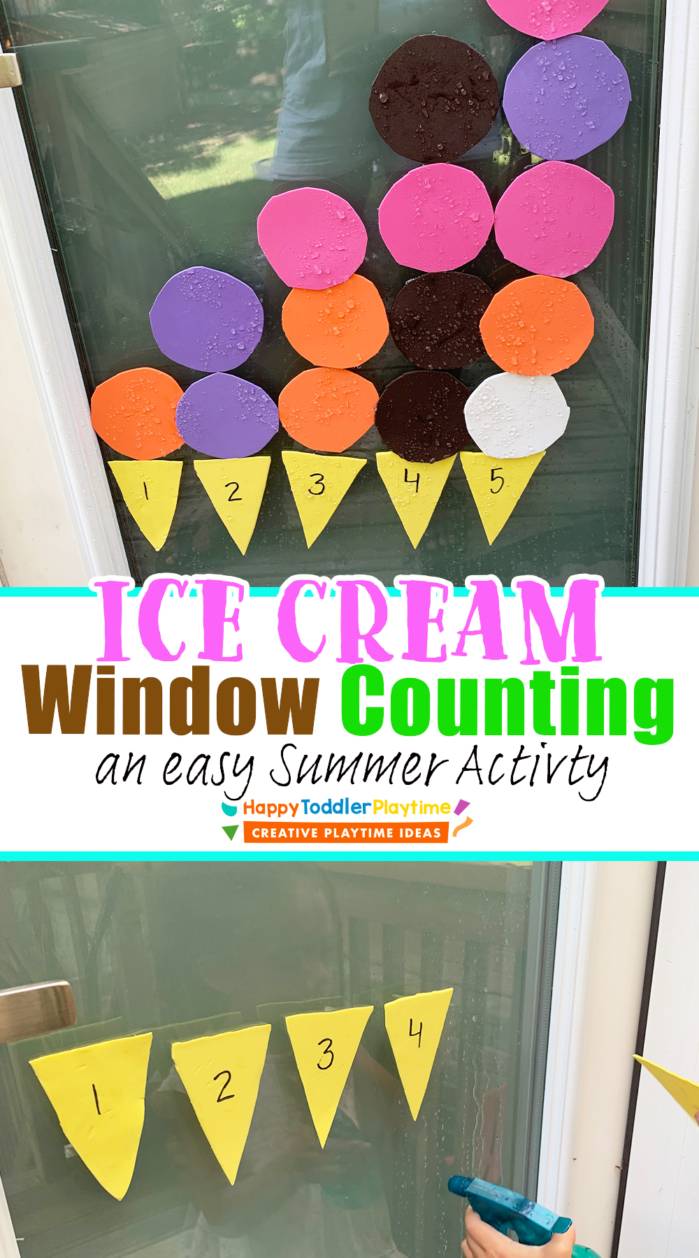 Ice Cream Window Counting: A Fun Summer Activity for Kids - Happy ...