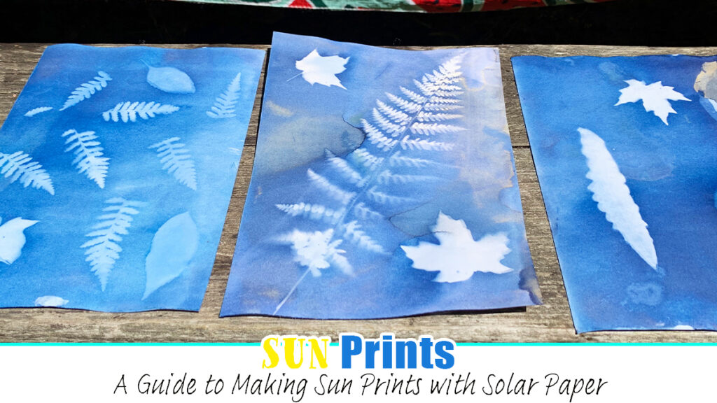 How to Make Sun Prints - Happy Toddler Playtime
