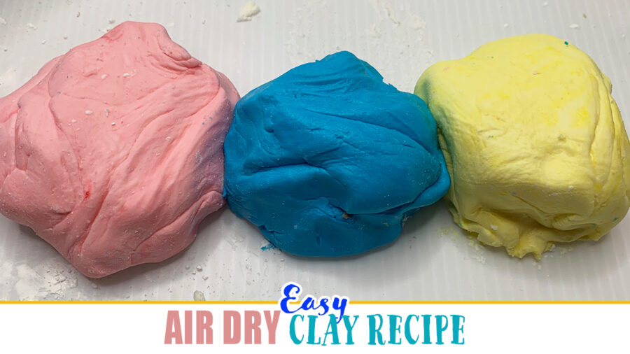 How to Make Air Dry Clay: DIY Recipe for Kids - Happy Toddler Playtime
