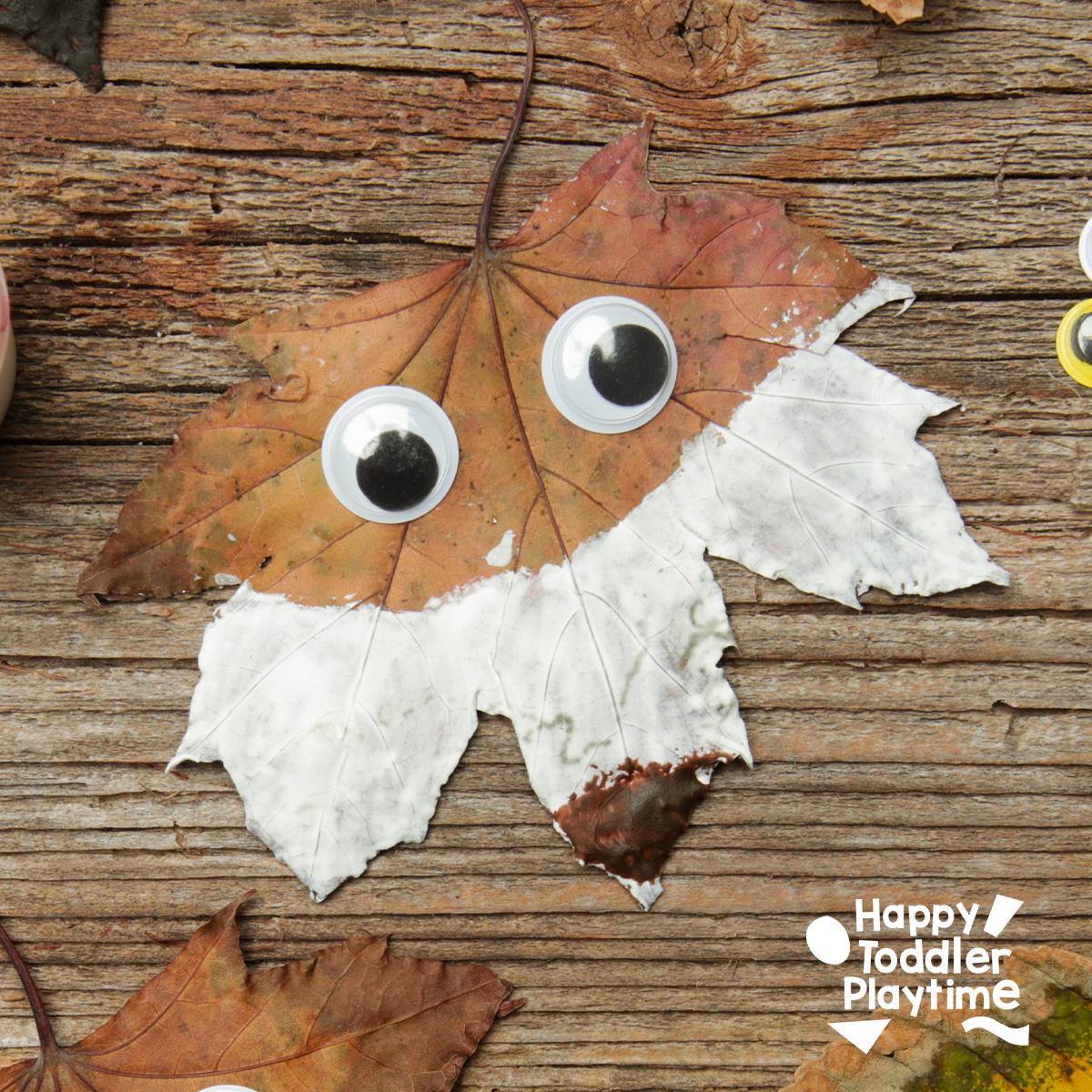 Leaf Fox Craft For Kids - Happy Toddler Playtime