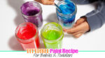 Super Easy DIY Edible Paint Recipe for Babies & Toddlers - Happy ...