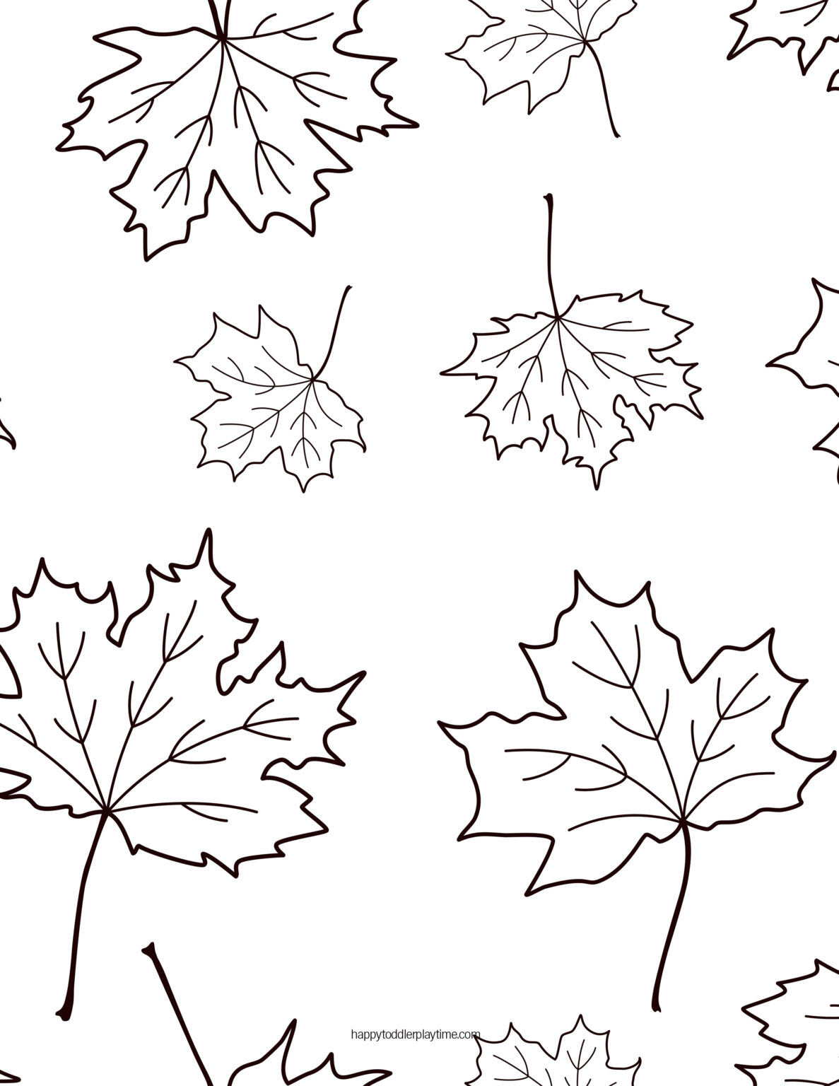 Fantastic Fall Coloring Pages for Kids - Happy Toddler Playtime