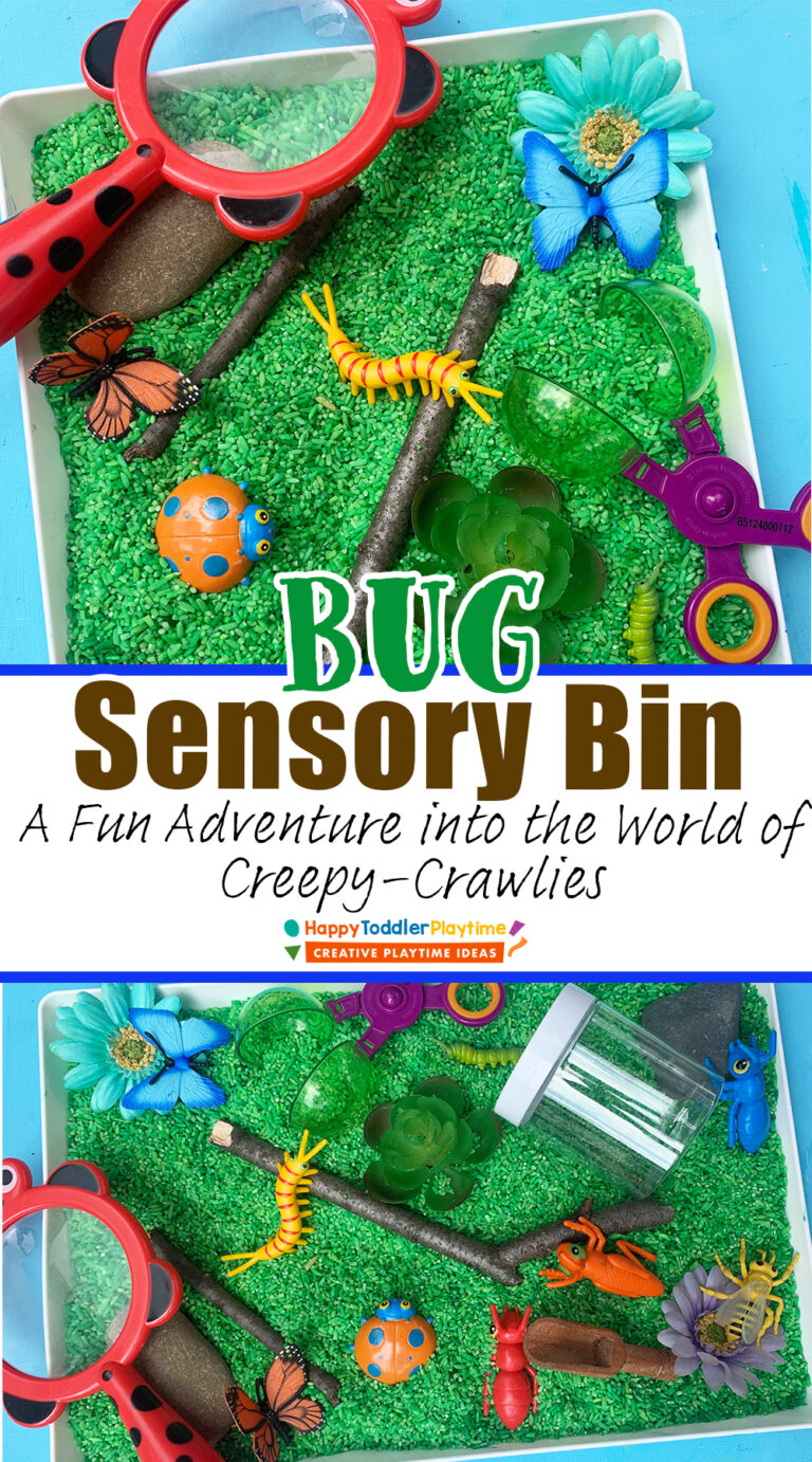 Bug Sensory Bin for Kids - Happy Toddler Playtime