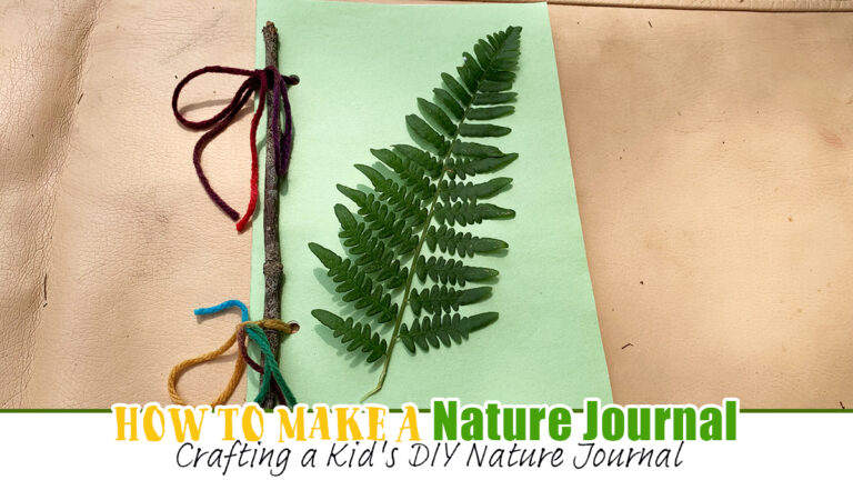 How to Make A DIY Nature Journal for Kids - Happy Toddler Playtime