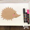 Hedgehog Counting Craft: A Fun Fall Activity - Happy Toddler Playtime