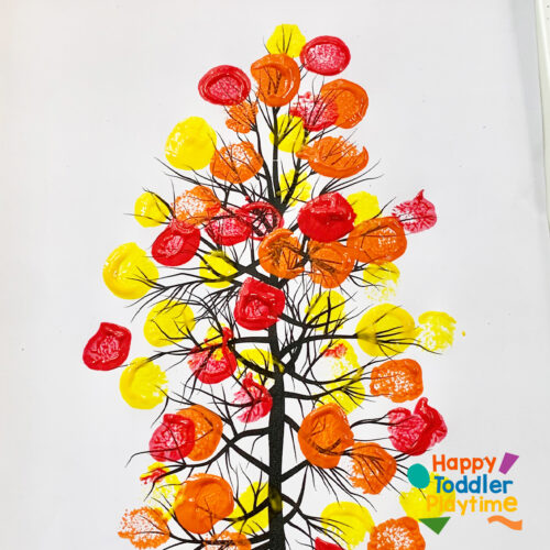 Fall Tree Crafts For Kids - Happy Toddler Playtime