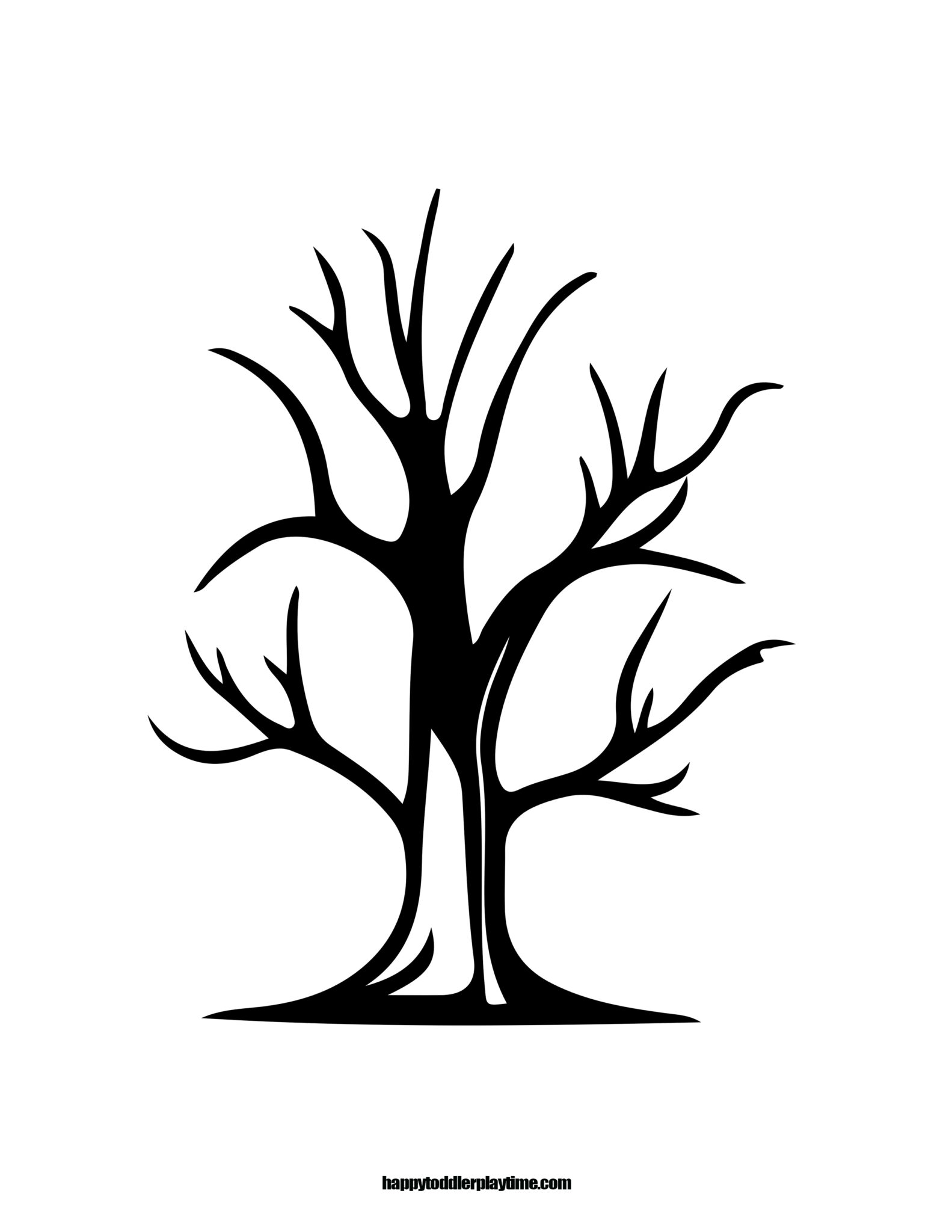 Tree Crafts with Free Templates - Happy Toddler Playtime