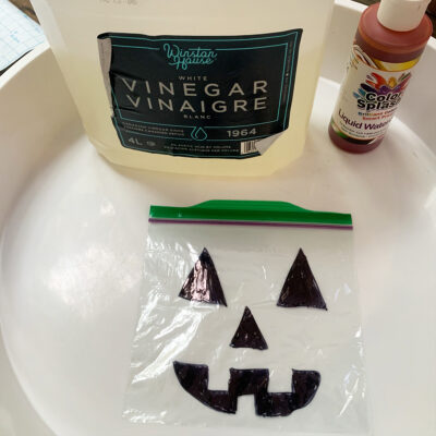 Exploding Pumpkin Baggie Science Experiment - Happy Toddler Playtime