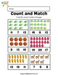 Free Printable Kindergarten Counting Worksheets - Happy Toddler Playtime