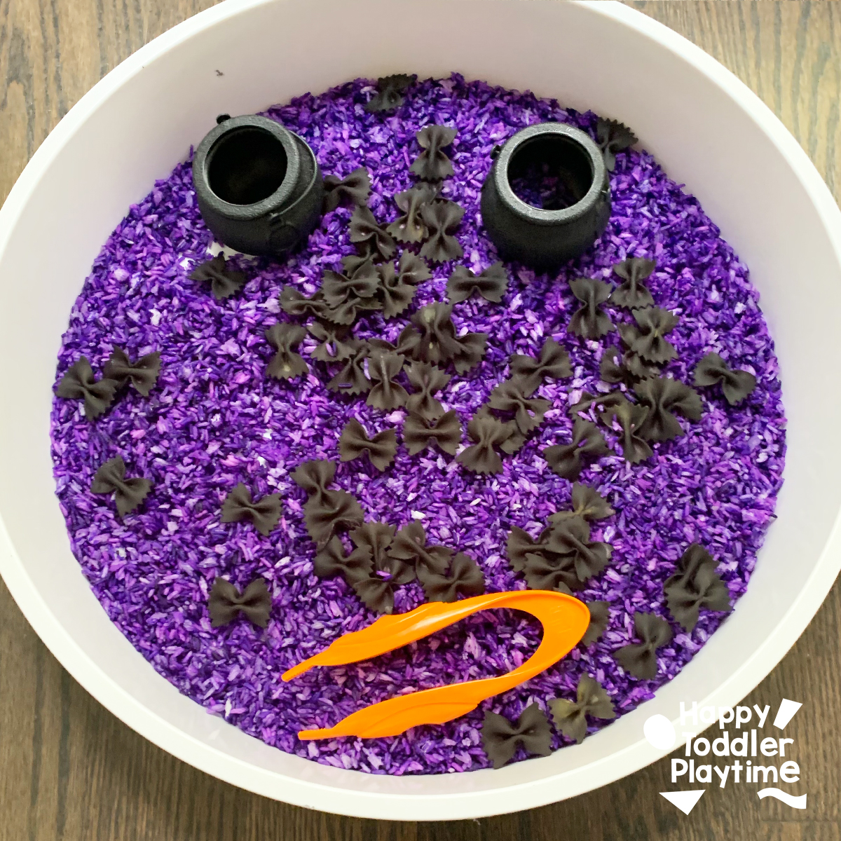 Bat Sensory Bin - Happy Toddler Playtime