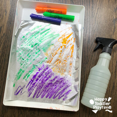 Foil Colored Halloween Prints - Happy Toddler Playtime
