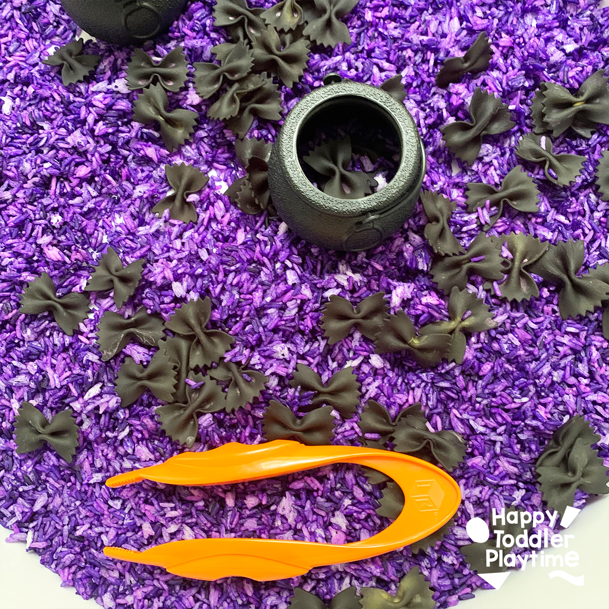Bat Sensory Bin - Happy Toddler Playtime