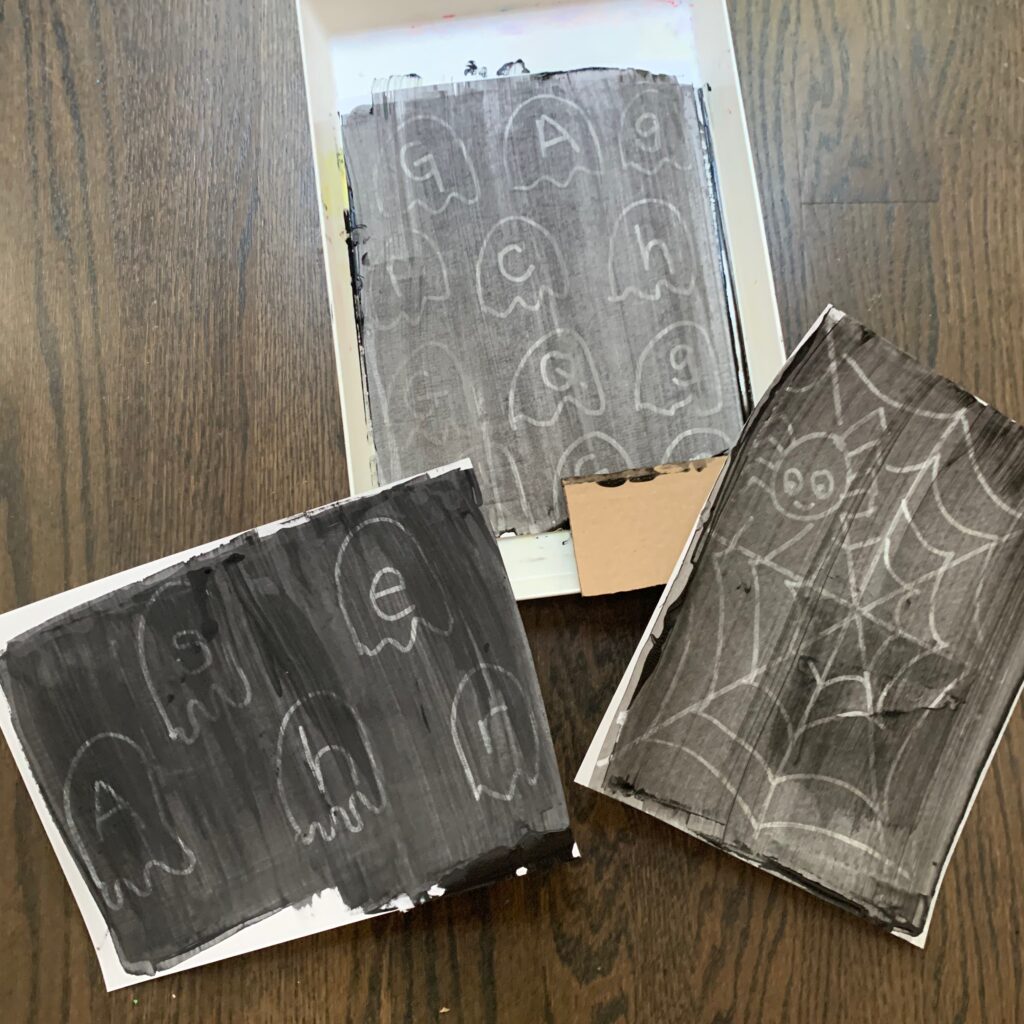 Halloween X-ray Craft and Activity for Kids - Happy Toddler Playtime