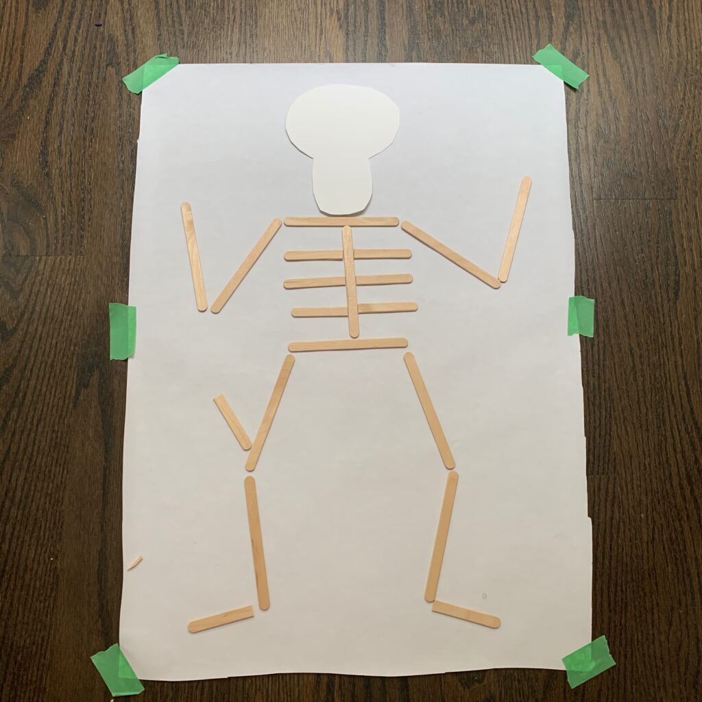 Skeleton Bones Counting Activity for Kids - Happy Toddler Playtime