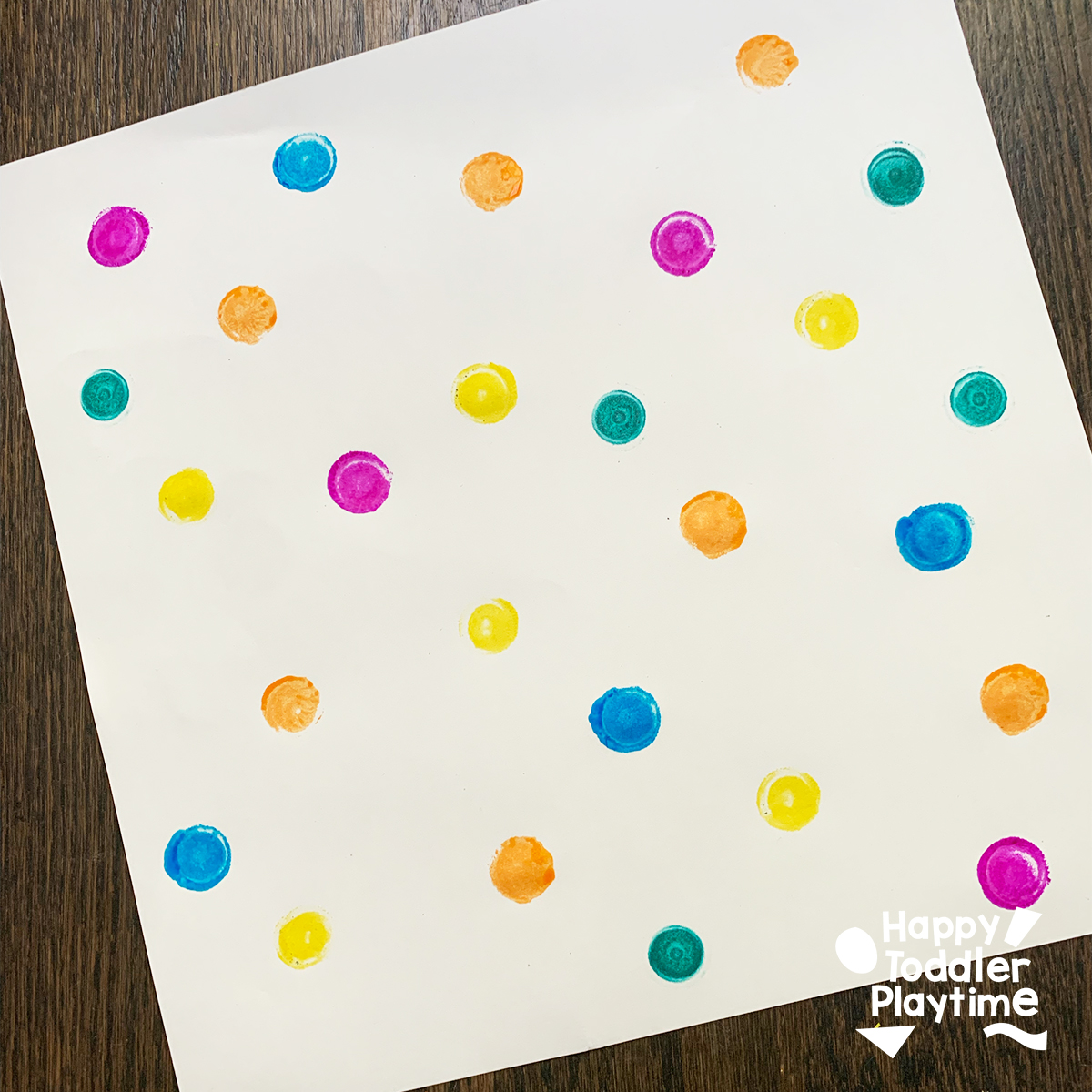 Dot Sticker Bats - Happy Toddler Playtime