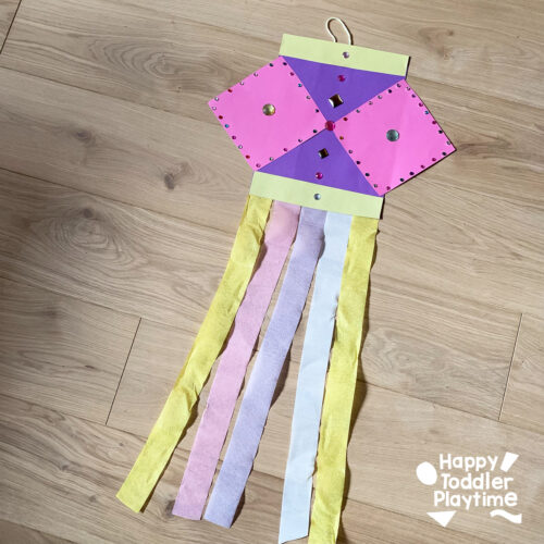 Paper Lantern Diwali Craft for Kids - Happy Toddler Playtime