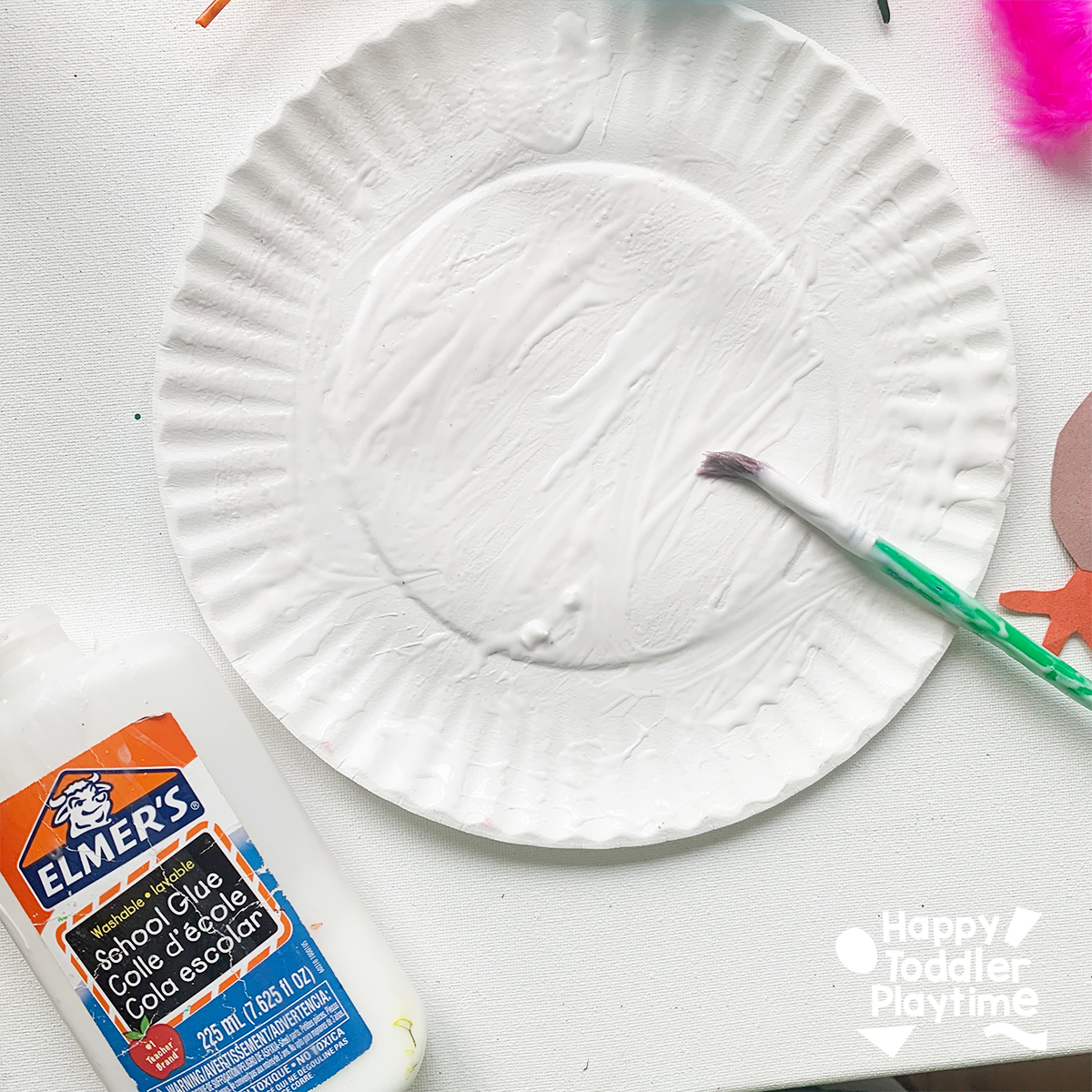 Feather Turkey Craft - Happy Toddler Playtime
