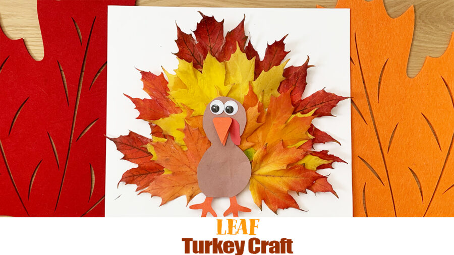 Leaf Turkey Craft for Kids - Happy Toddler Playtime