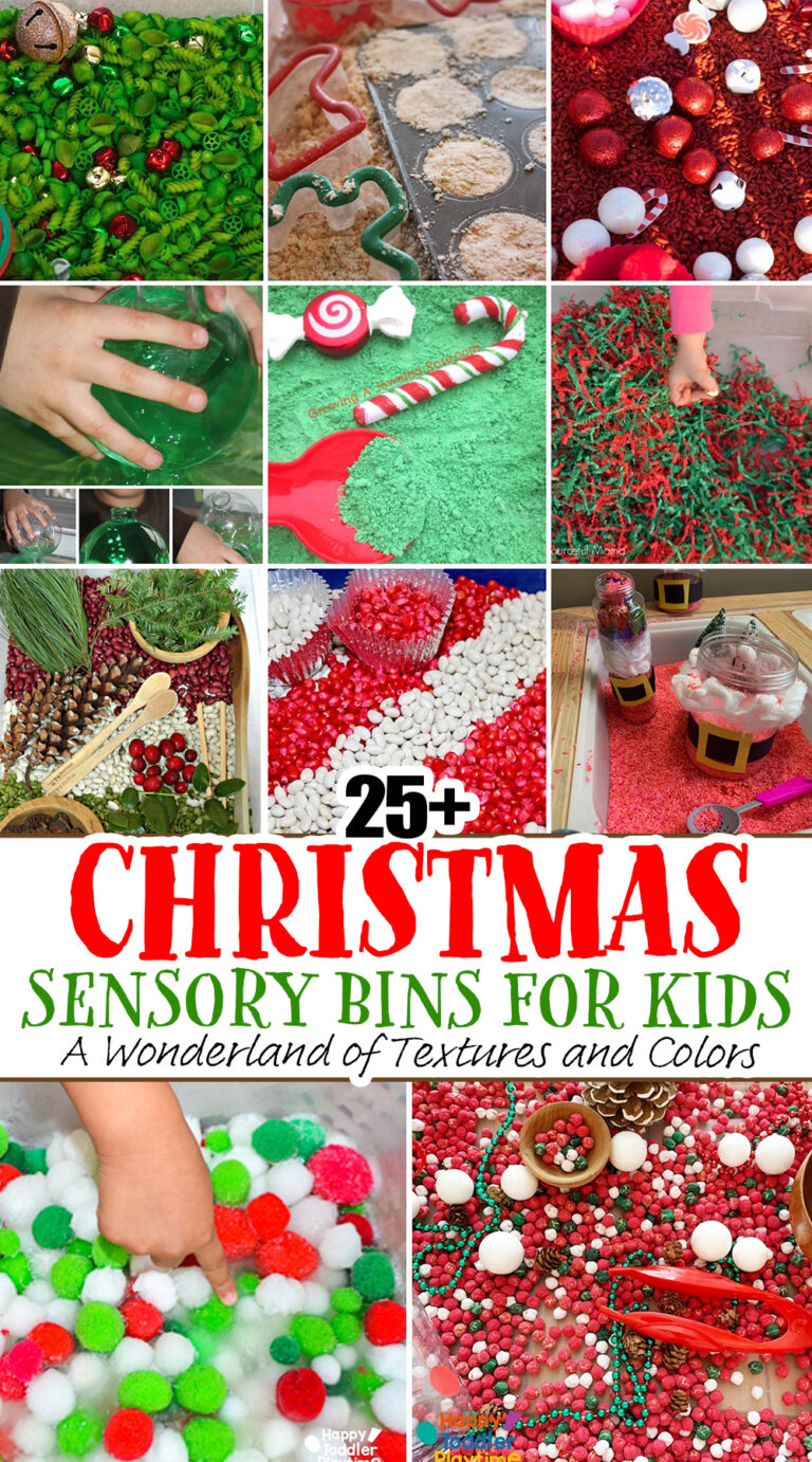 25+ Easy Christmas Sensory Bins for Kids - Happy Toddler Playtime