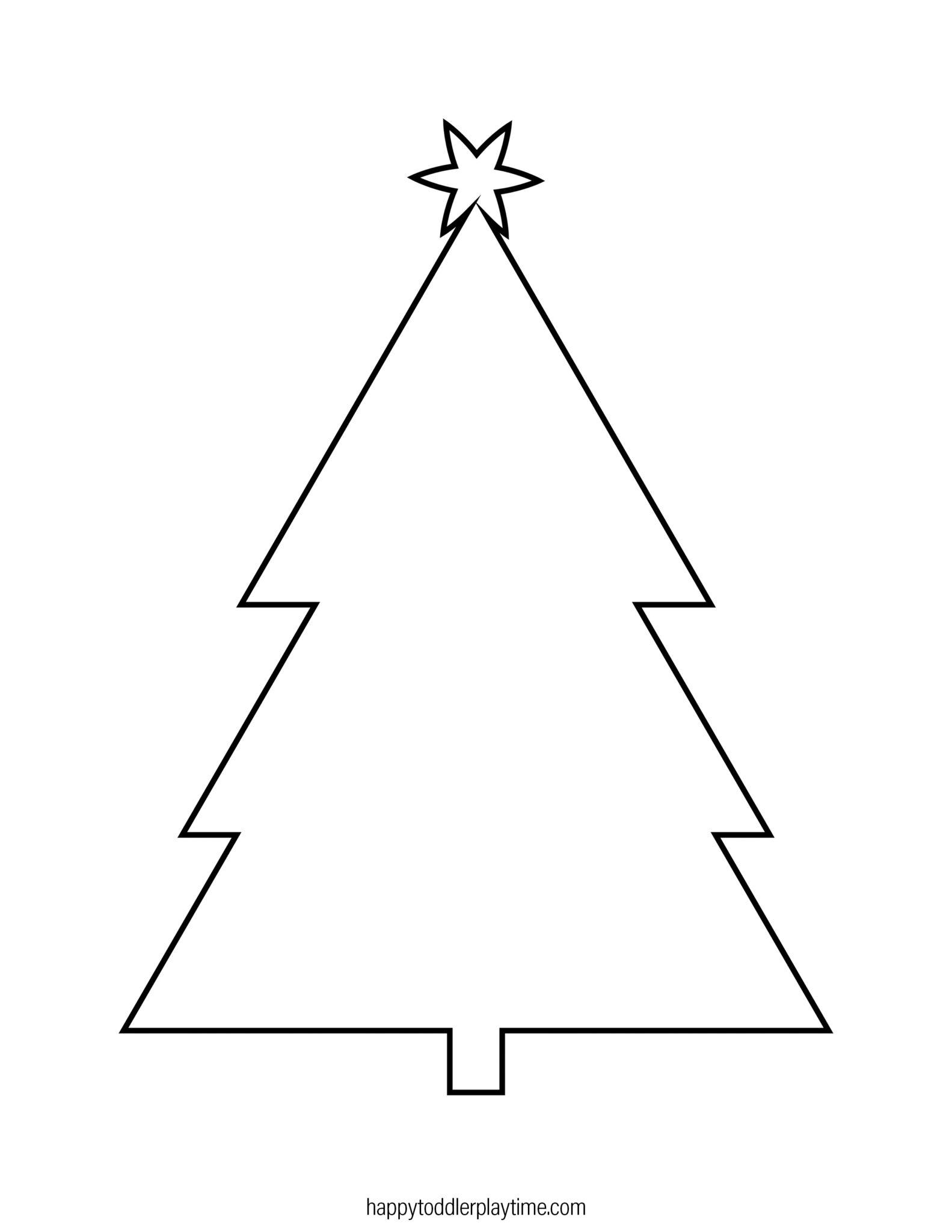 Free Printable Christmas Tree Coloring Pages: A Forest of Fun! - Happy ...