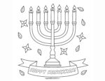 Free Printable Hanukkah Coloring Pages: A Festival of Lights and Colors ...