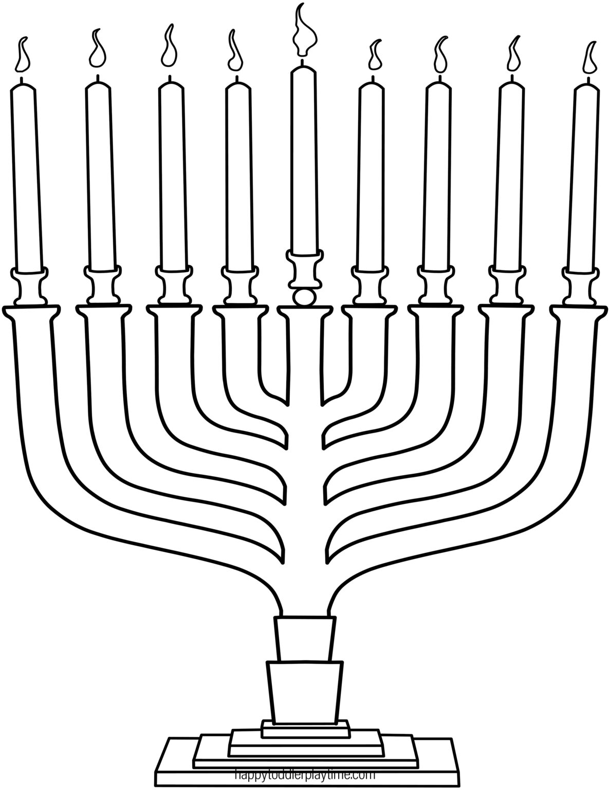 Free Printable Hanukkah Coloring Pages: A Festival of Lights and Colors ...