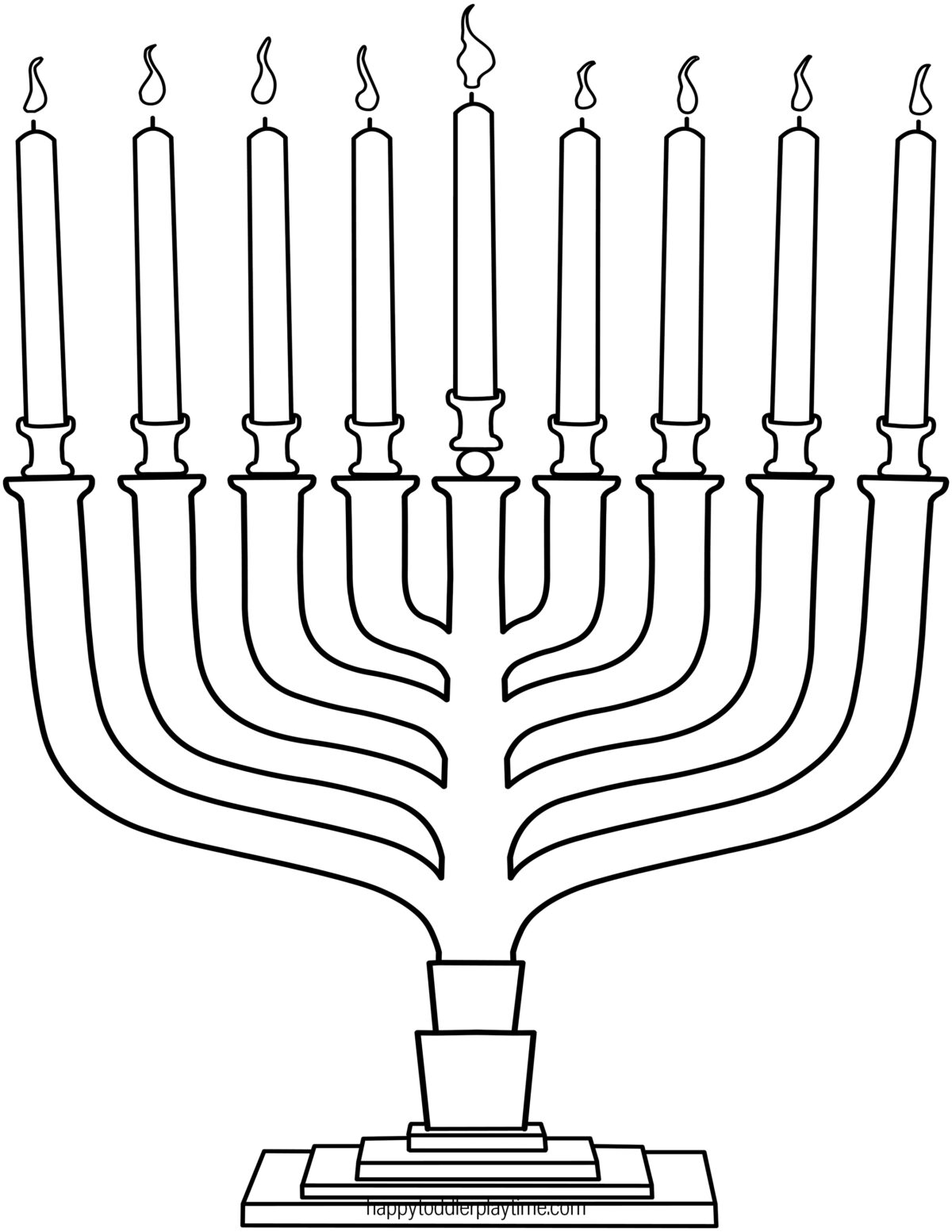 Free Printable Hanukkah Coloring Pages: A Festival of Lights and Colors ...