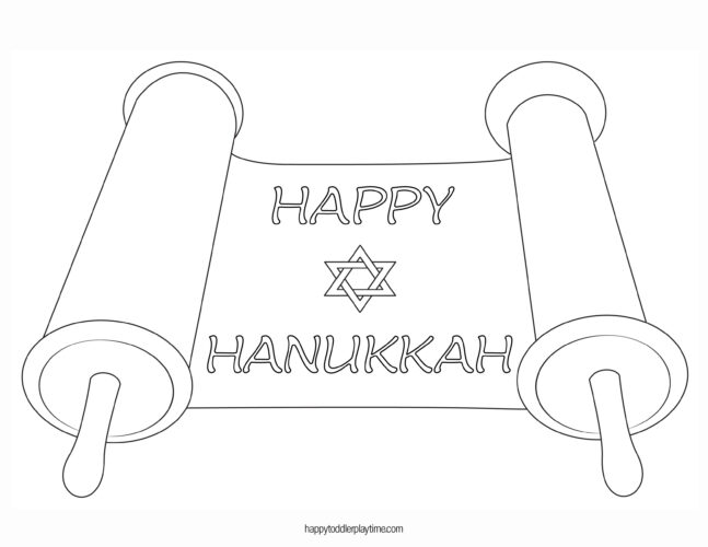 Free Printable Hanukkah Coloring Pages: A Festival of Lights and Colors ...