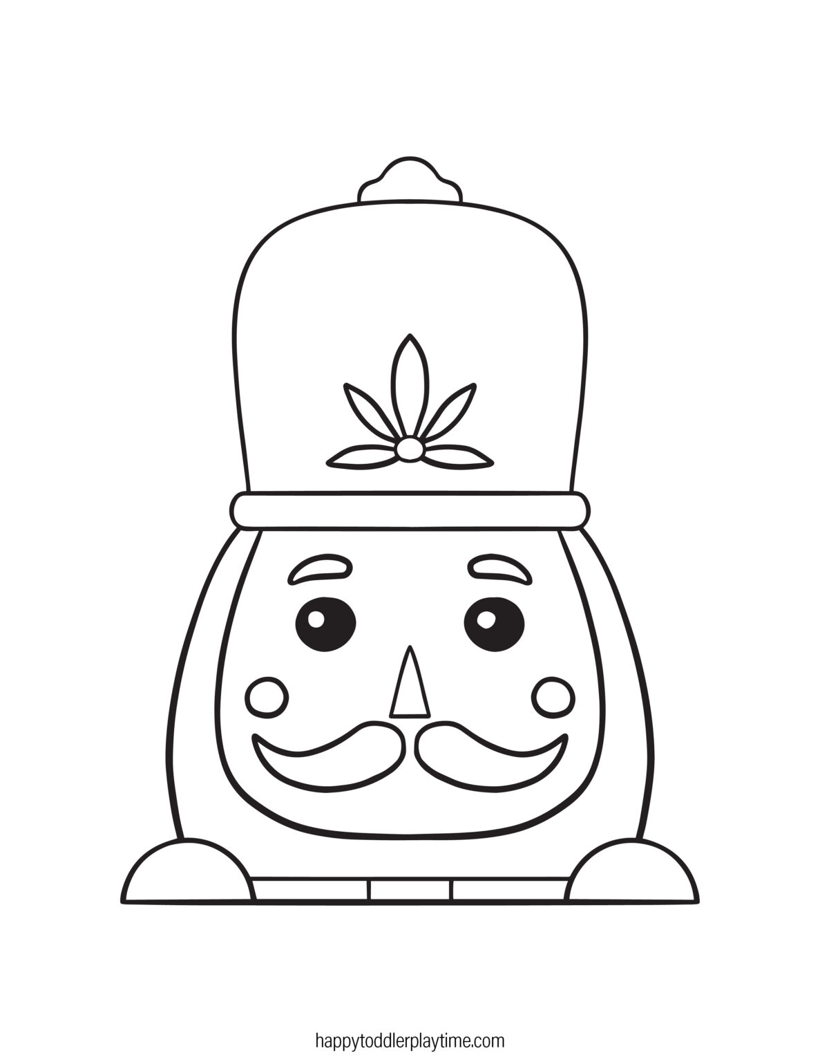 Free Printable Christmas Nutcracker Coloring Pages - Happy Toddler Playtime