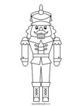Free Printable Christmas Nutcracker Coloring Pages - Happy Toddler Playtime